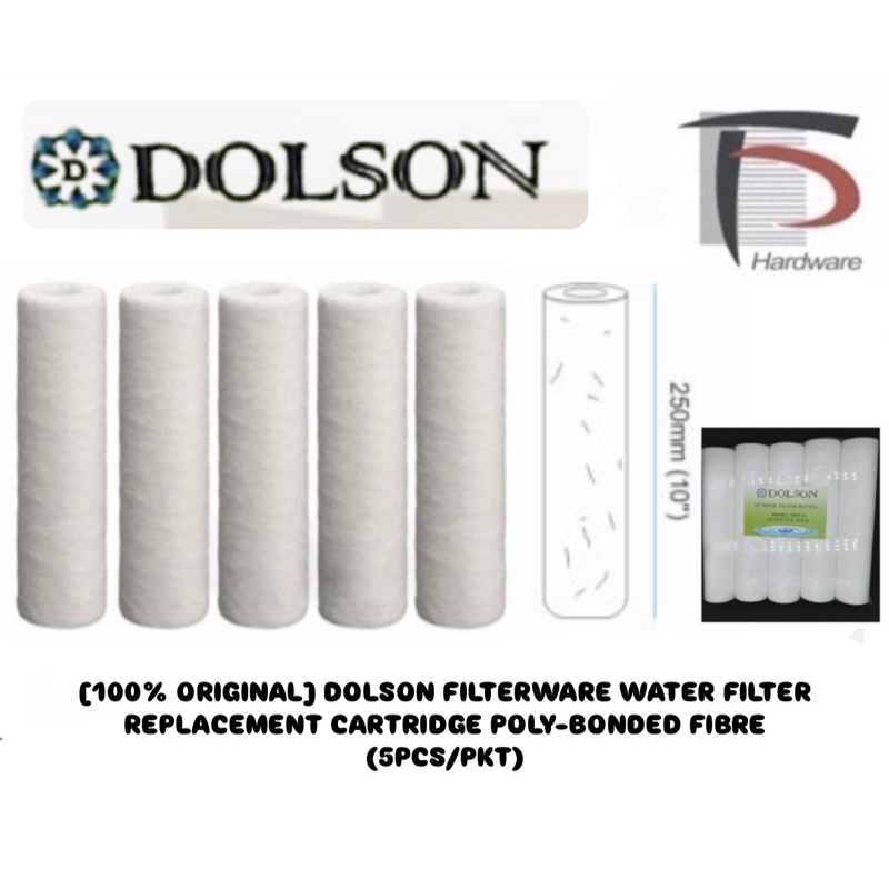 [100% ORIGINAL] DOLSON FILTERWARE WATER FILTER REPLACEMENT CARTRIDGE ...