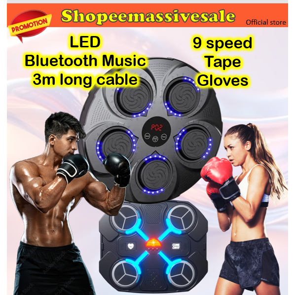 Alat Tinju Boxing Machine Bluetooth Music tumbuk penumbuk Intelligent ...