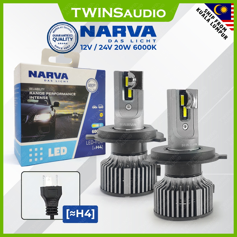 Narva / MTS Germany LED Range Performance Car Headlight 4300K/6000K ...
