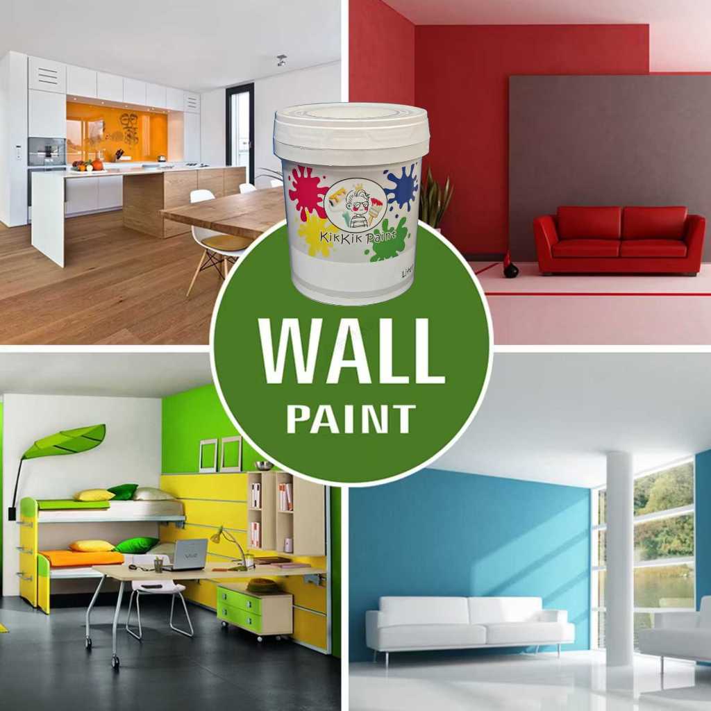 5 Liter ( 5L ) K-EMULSION Matt Wall Emulsion Paint Interior Cat Dinding Air Kapur Dalam Rumah ...