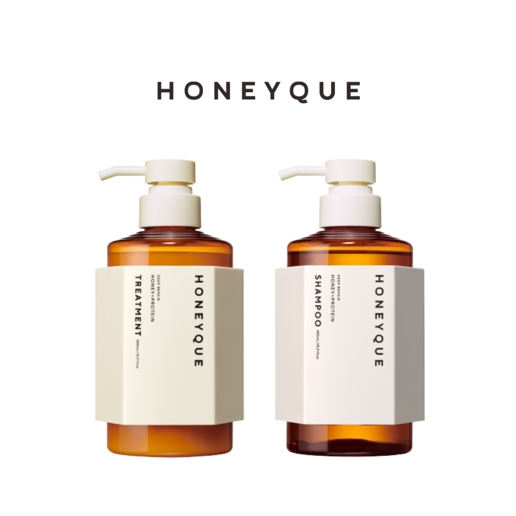 [BUNDLE] HONEYQUE Deep Repair Honey Protein Shampoo + Treatment ...