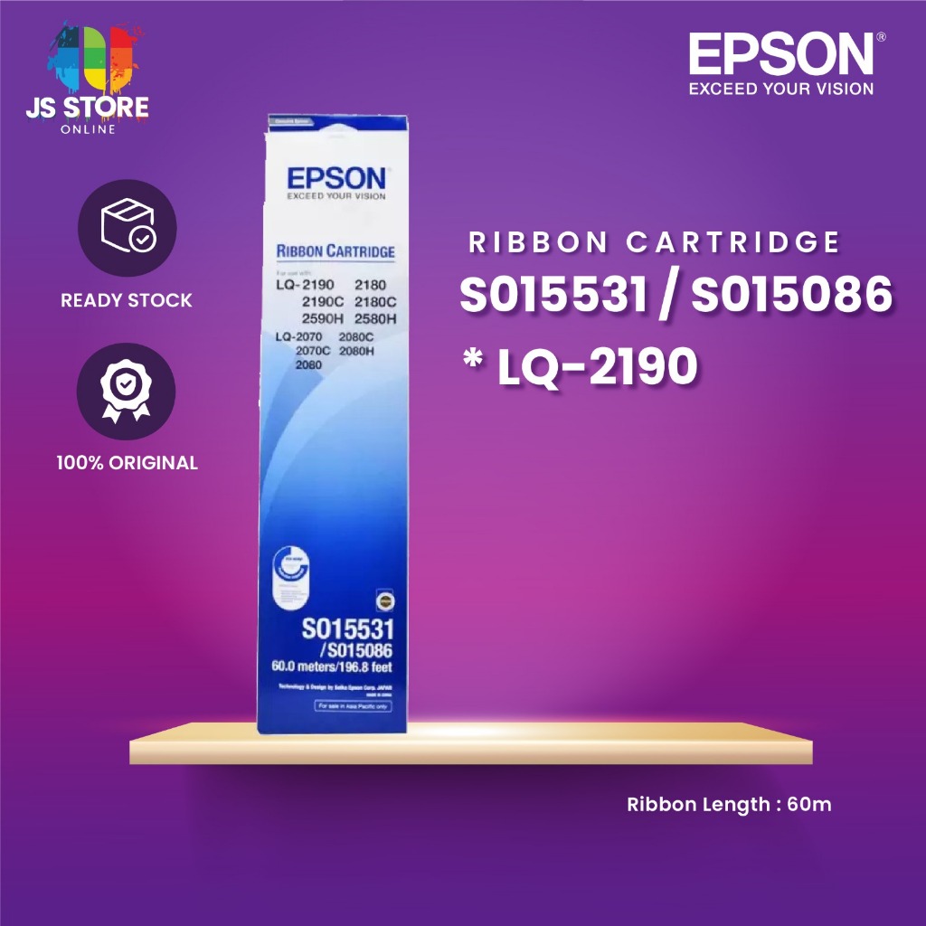 [🎁HOT DEAL🎁]ORIGINAL Epson Ribbon LQ-2170/2180/2190 /For Dot Matrix ...