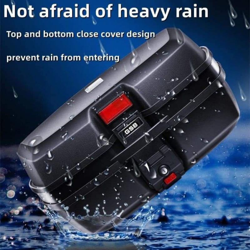 47L Box GSB Top Box Motorcycle Box Motor Lc 135 Extra Trunk Waterproof ...