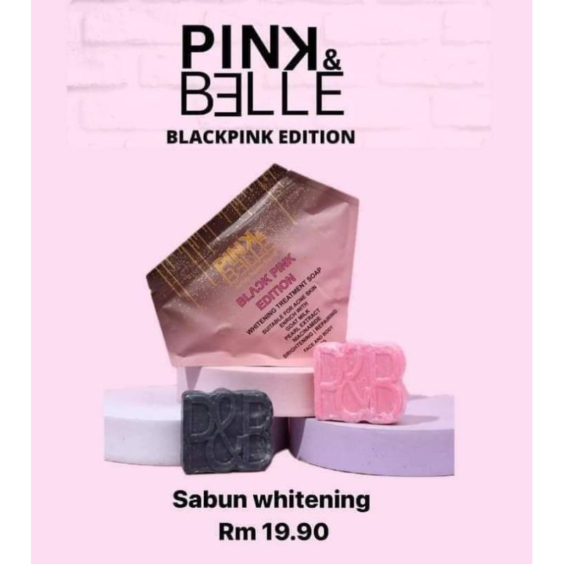 PINK BELLE WHITENING SOAP BLACK PINK 💯 ORIGINAL HQ | Shopee Malaysia