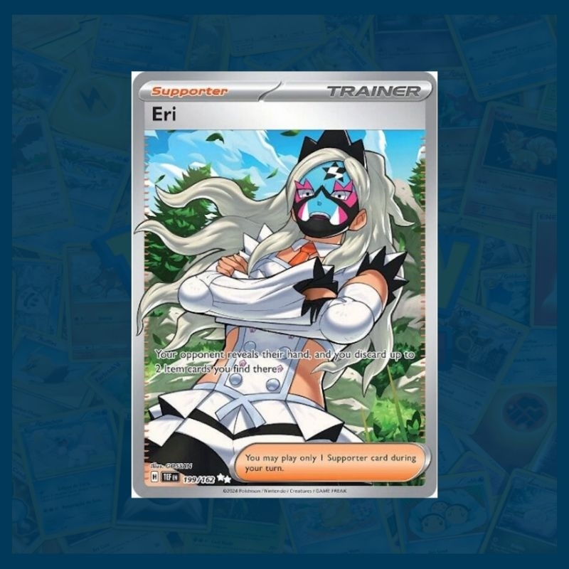 Eri (199/162) Full Art | Temporal Forces | Pokemon TCG Card | Shopee ...