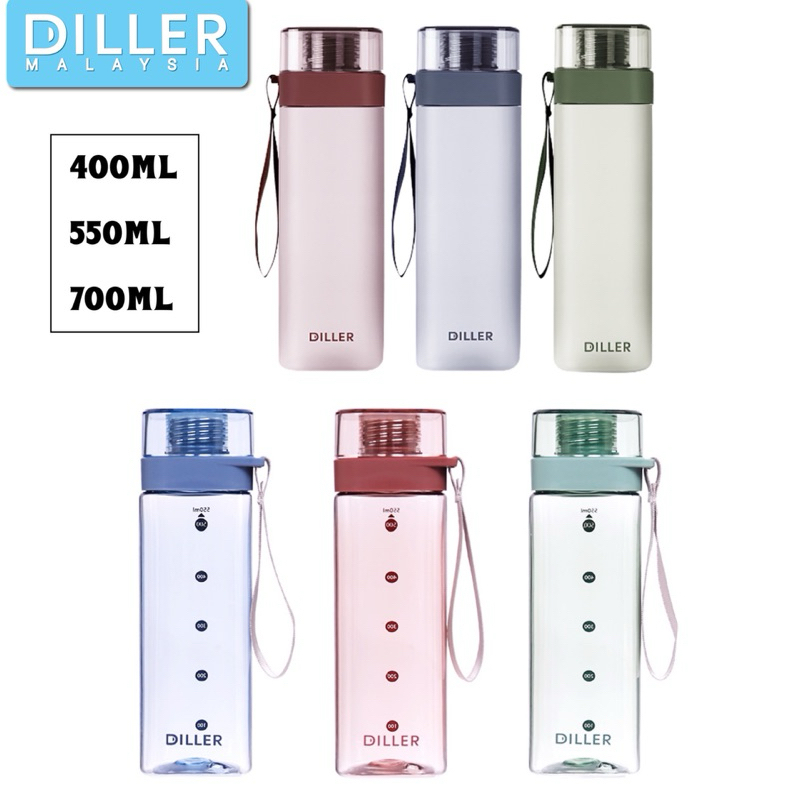 Diller Botol Air PC Square Bergaya Sukan Akitiviti Luar Fashion Square ...