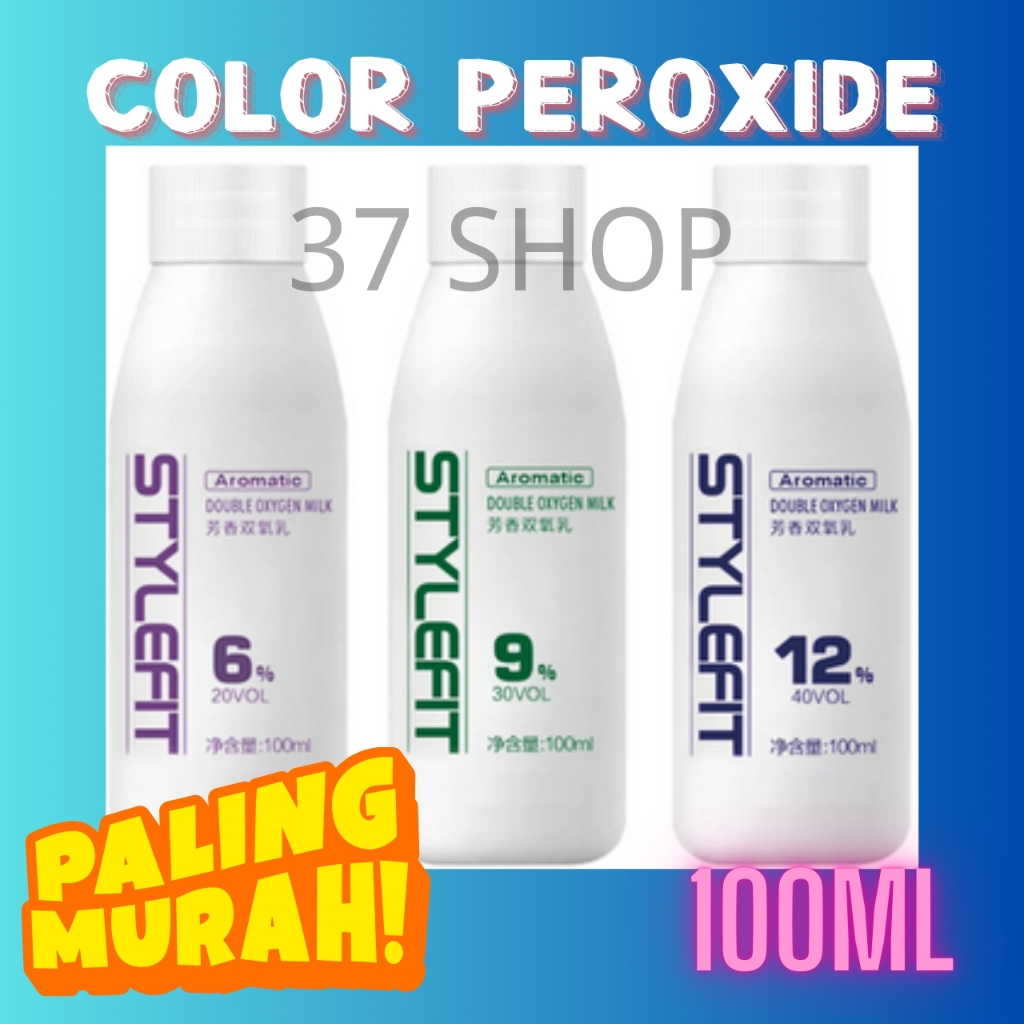 Hair color Developer / Peroxide 100ml 6% 9% 12%High Quality Oxidizer ...