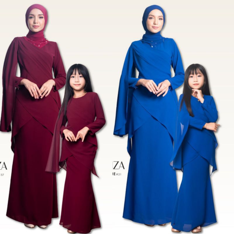 (BACA T&C) KURUNG NORLIZA ROYAL BLUE DK MAROON MESRA WUDHU | Shopee ...