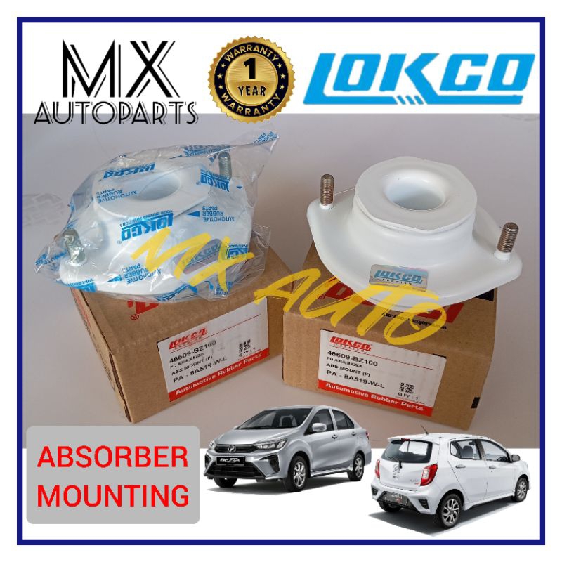 (6 MONTHS WARRANTY) LOKCO ® PREMIUM HEAVY DUTY FRONT ABSORBER MOUNTING ...
