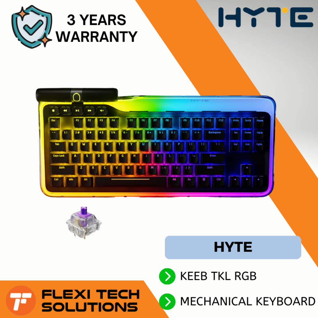 Flexi Tech HYTE Keeb TKL RGB Mechanical Keyboard | Shopee Malaysia