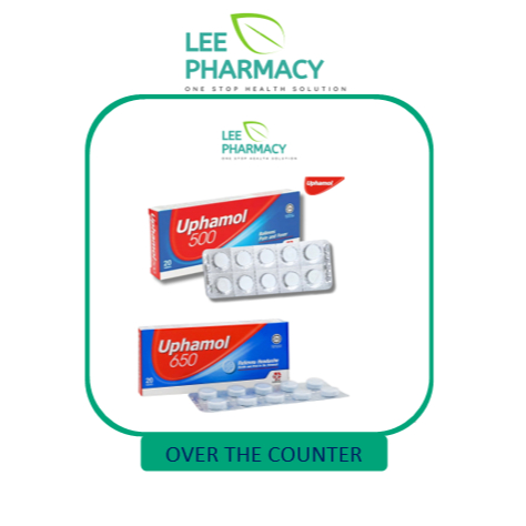 UPHAMOL FEVER AND PAIN RELIEVE 500mg/650mg [1 STRIP] | Shopee Malaysia