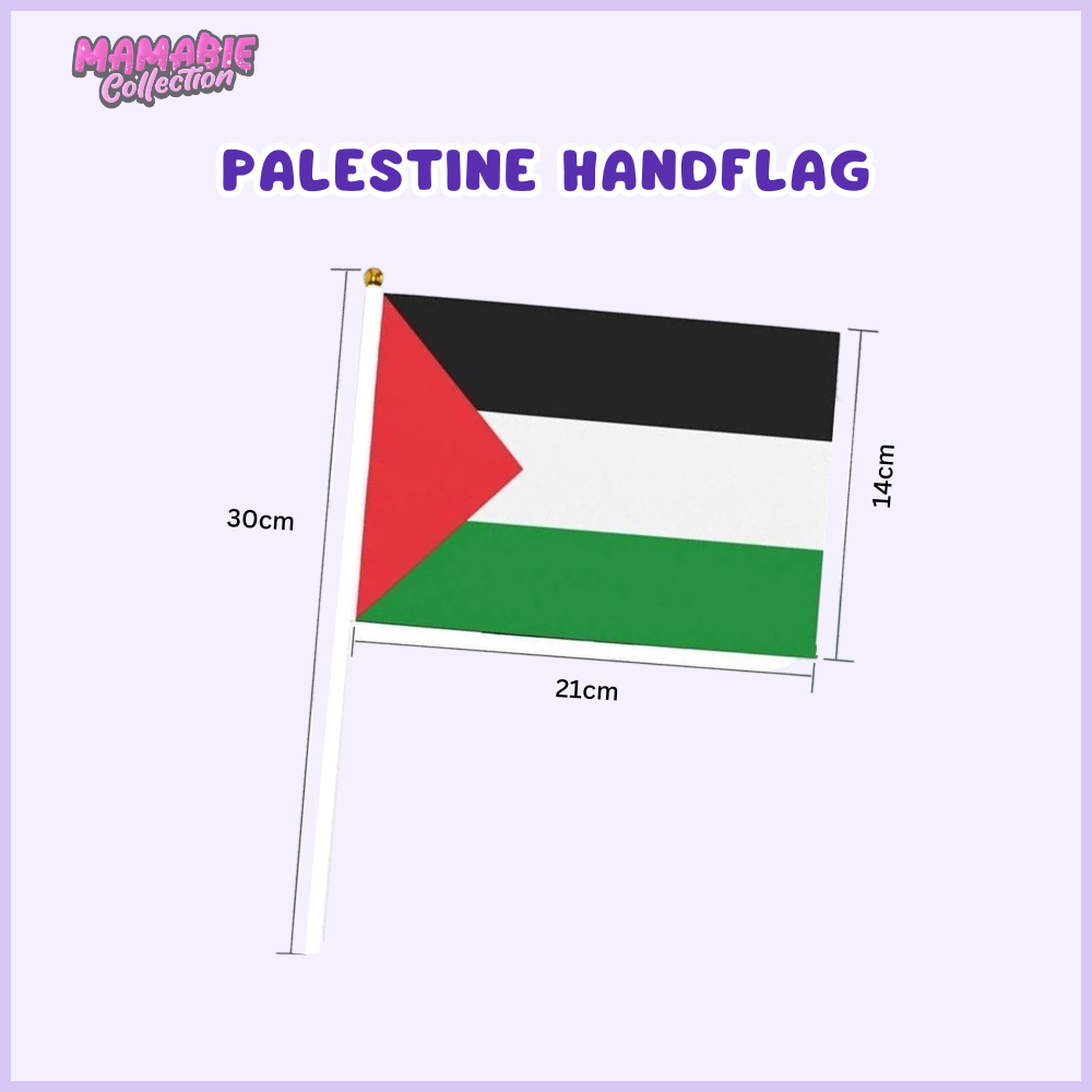 Palestine Hand Flag Bendera Palestin Free Gaza Syria bendera Tangan ...