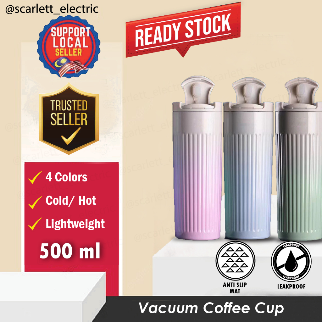 500ml Portable Fashion 304 Stainless Steel Color Gradient Design Travel ...
