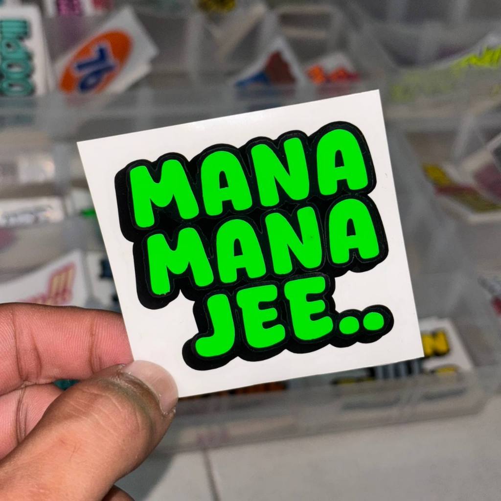 STICKER MANA MANA JE | STICKER MOTOR | STICKER KERETAS | Shopee Malaysia