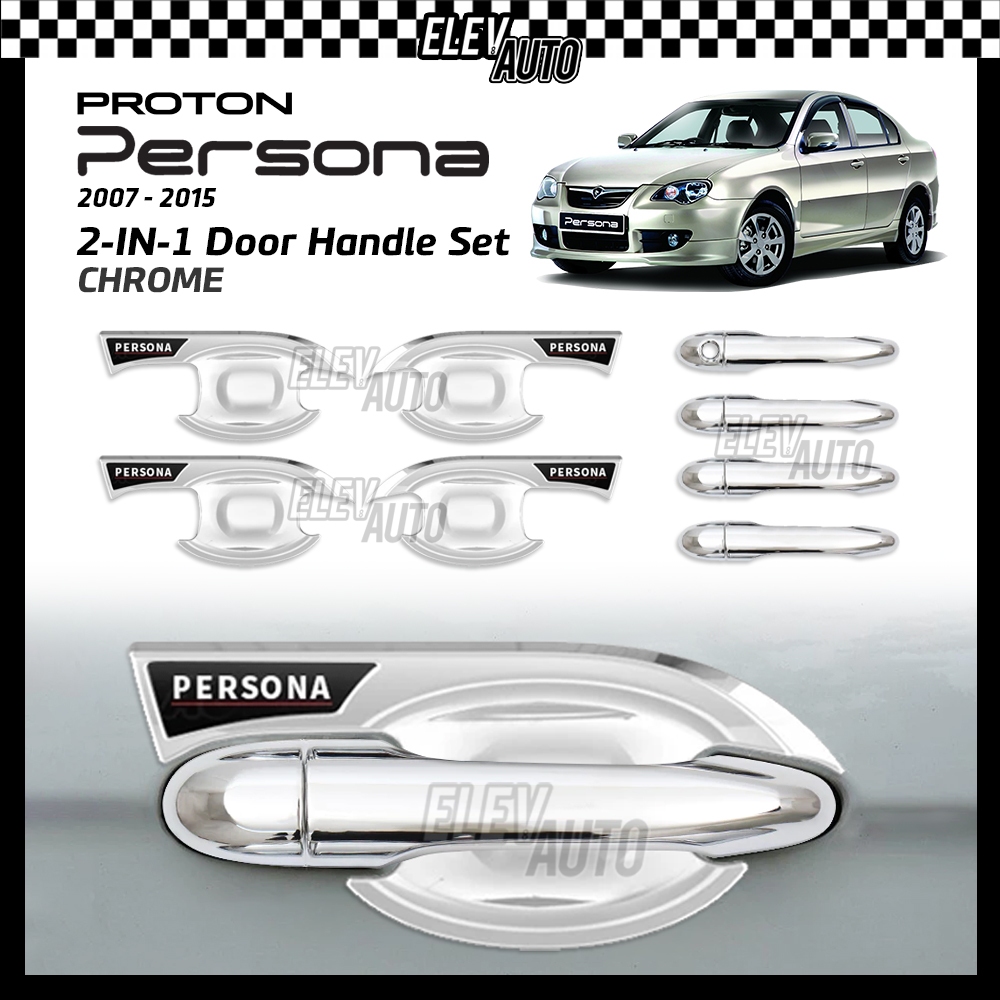 Proton Persona Old 2007 - 2015 CHROME Door Handle Set Bowl Cover ...