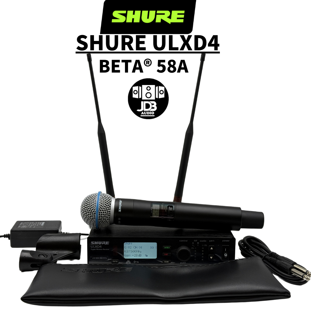 ULXD4/ULXD2 With Beta58A Professional Digital UHF Wireless Mirophone System | Shopee Malaysia