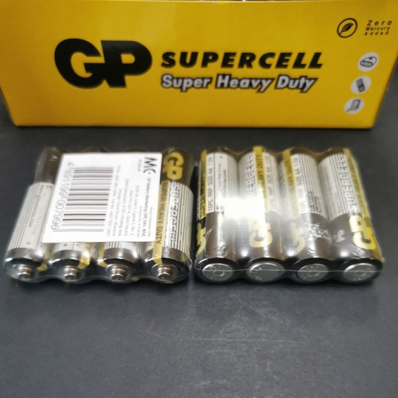 GP SUPERCELL AA/AAA BATTERY (4'S) | Shopee Malaysia