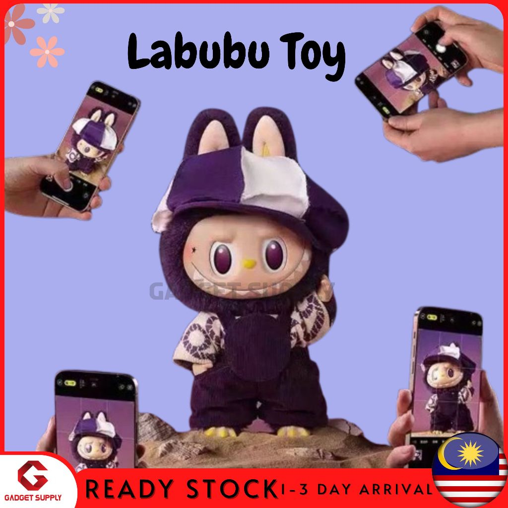 【Ready Stock 】现货实拍 Labubu Plush Doll, Be Fancy Now The Monster Purple ...