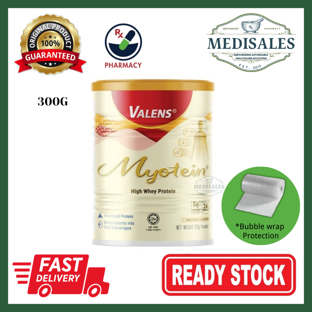 VALENS MYOTEIN WHEY PROTEIN POWDER 300G (EXP 04/2026) | Shopee Malaysia