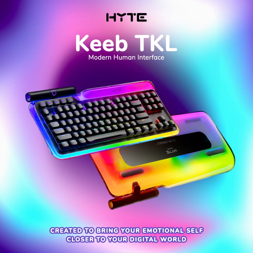 # HYTE Keeb TKL - Tenkeyless Customizable Wired RGB Mechanical Keyboard ...