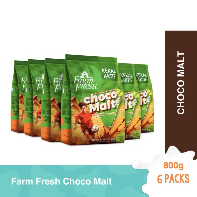CHOCO MALT FARM FRESH POWDER 800G X 6 PACK | Shopee Malaysia