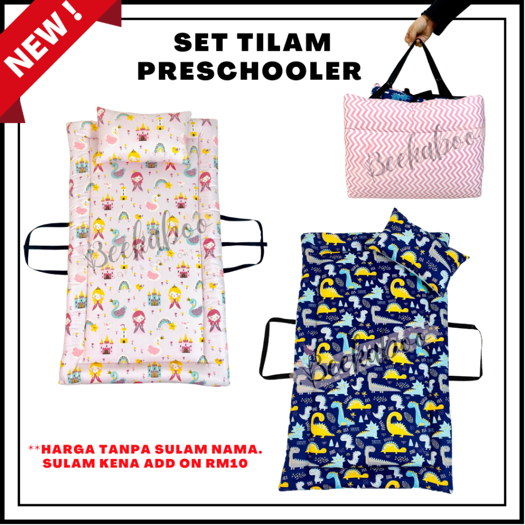Set Tilam Travel Preschooler Baby Bol Lipat Mattress Toto Budak Taska ...