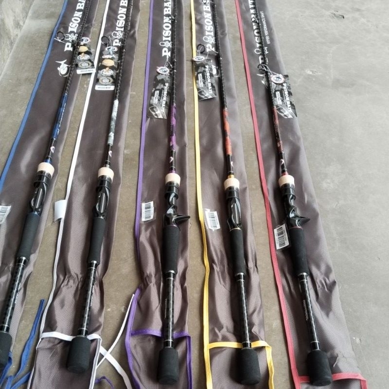 G-TECH POISON BAIT SPINNING/CASTING FISHING ROD NEW 2024 | Shopee Malaysia