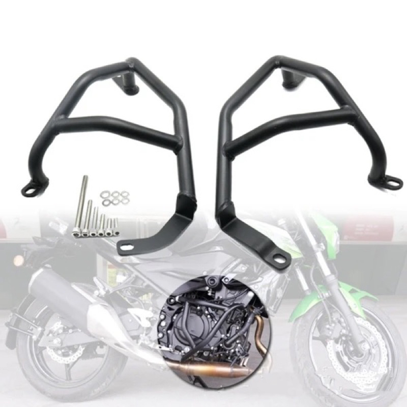 Kawasaki Ninja250/Z250/Z500 Crash Bar Upper&Lower Bar Motorcycle ...