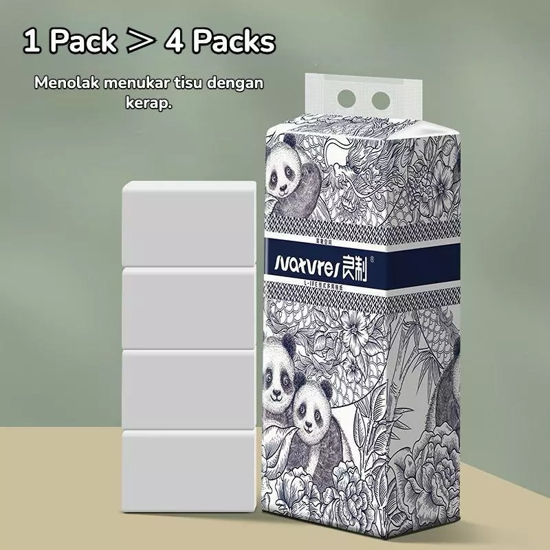 Tisu Royo Panda Tissue Hanging Facial Tissue Cheerful Tissue ...