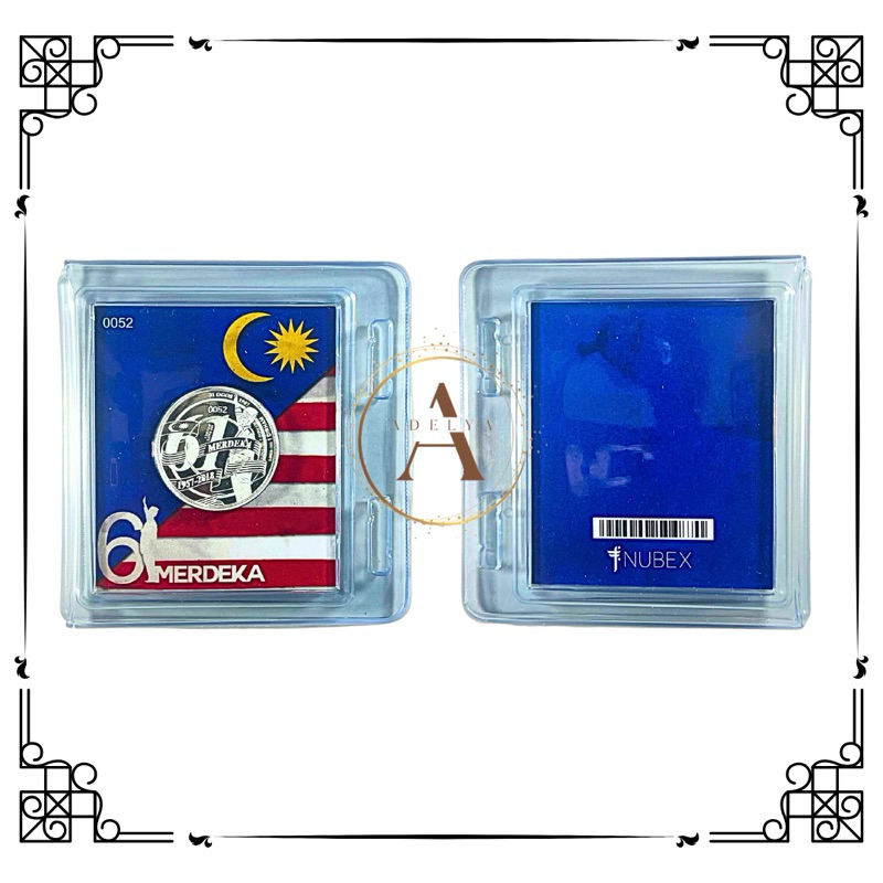 3 Dirham / 8.925g Silver Coin Nubex - 61 tahun kemerdekaan - Toning Condition (PG) | Shopee Malaysia