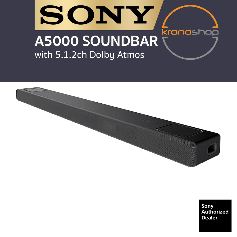 Sony A5000 5.1.2ch Dolby Atmos Soundbar | 450W | HDMI eARC & 360 ...