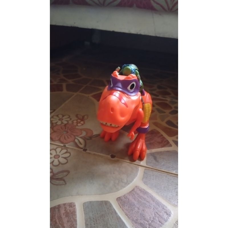 TMNT Pre Cool Half Shell Heroes with Trex,Donatello Figure and Vehicle ...