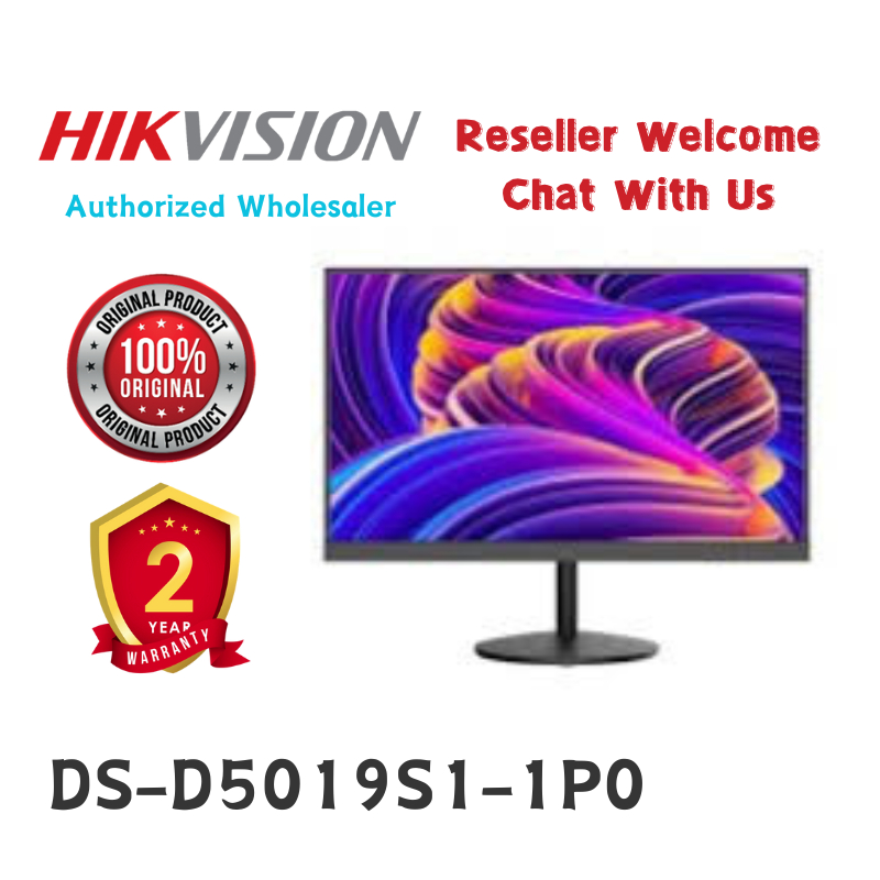 Hikvision 18,5” LED monitor DS-D5019S1-1P0 | Shopee Malaysia