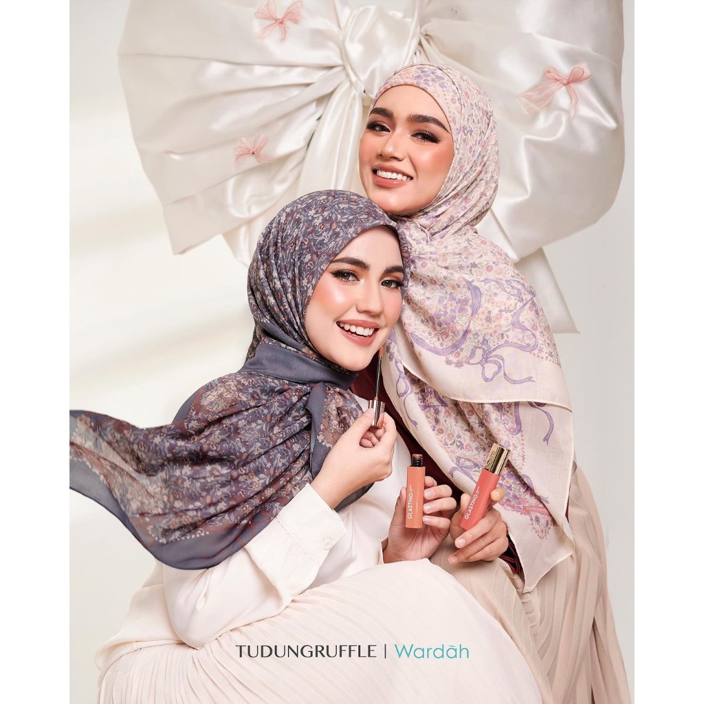 TUDUNG RUFFLE X WARDAH | Shopee Malaysia