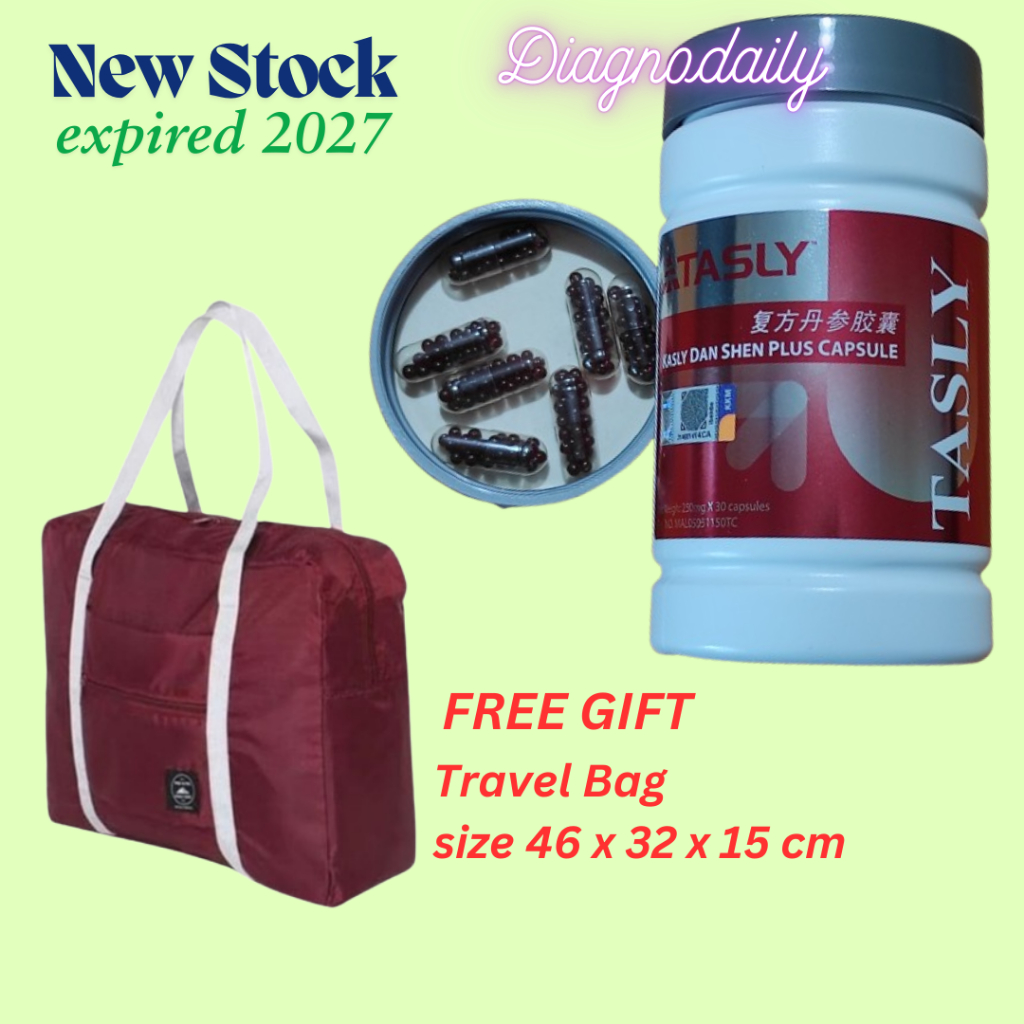 (3 BOTTLES) - TASLY KASLY DANSHEN PLUS CAPSULE | Shopee Malaysia