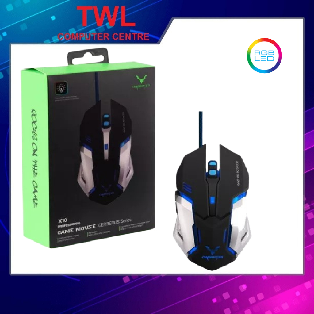 WESDAR X10 PROFESSIONAL GAMING MOUSE WIRED | Shopee Malaysia