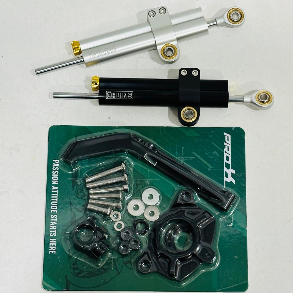 KAWASAKI Z1000 OHLINS STEERING DAMPER STABILIZER SIAP BRACKET FULL SET ...
