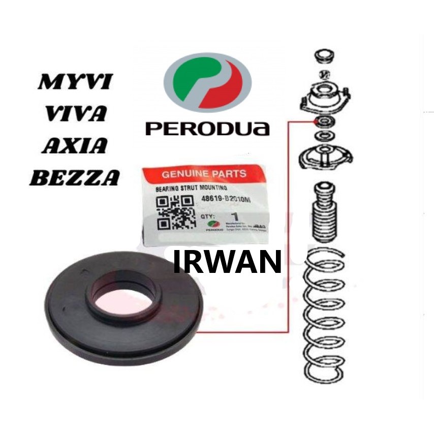 PERODUA VIVA MYVI AXIA BEZZA FRONT ABSORBER MOUNTING BEARING / BEARING ...