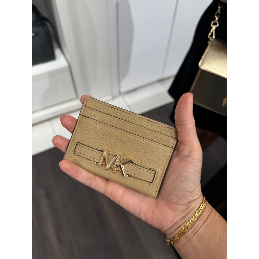 MICHAEL KORS Reed Large Pebbled Leather Card Case | Shopee Malaysia