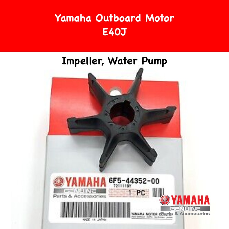 Water Pump Impeller E40J / E40G Yamaha Outboard (2-Stroke) - 6F5-44352-00 | Shopee Malaysia