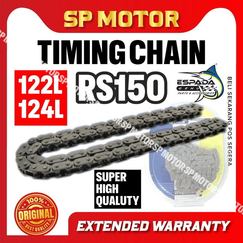HONDA RS150 RS 150 RSX 150 RSX150 RACING TIMING CHAIN RANTAI KECIL ...