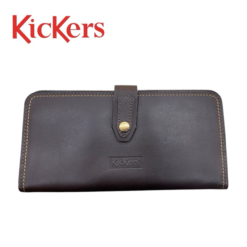 Kickers Full Leather Long Wallet 51056. | Shopee Malaysia