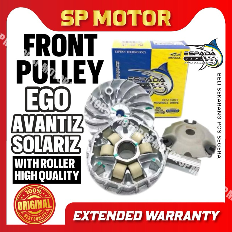 YAMAHA EGO AVANTIZ / SOLARIZ FRONT PULLEY MOVABLE DRIVE WITH BUSH SET ...