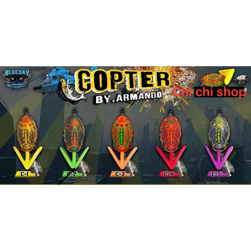 Nick Armando copter blue sky 5cm 7g | Shopee Malaysia