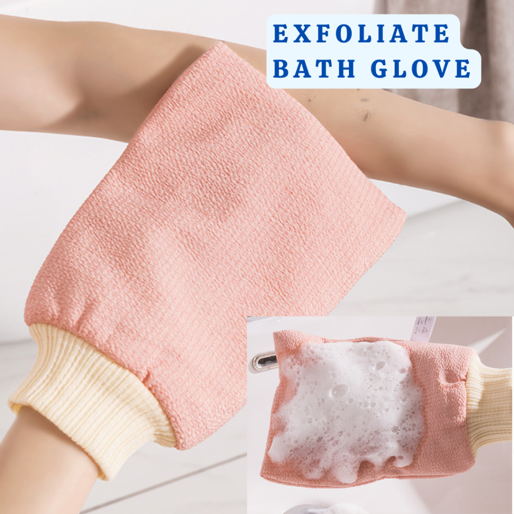 Bath Glove Shower Glove Sarung Tangan Mandi Bath Scrubber Body Massage ...