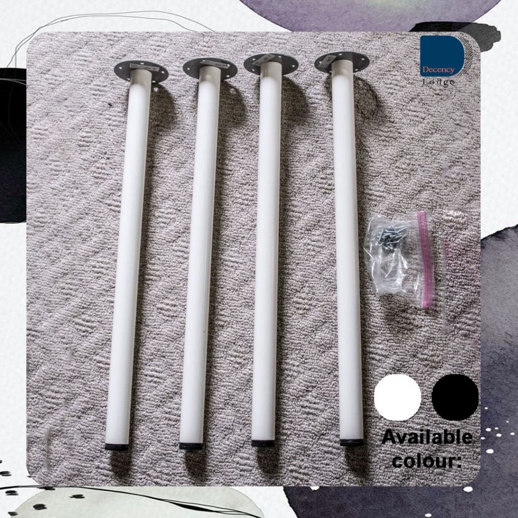 TABLE LEG TABLE SPARE PARTS OF TABLE BLACK WHITE KAKI MEJA | Shopee ...
