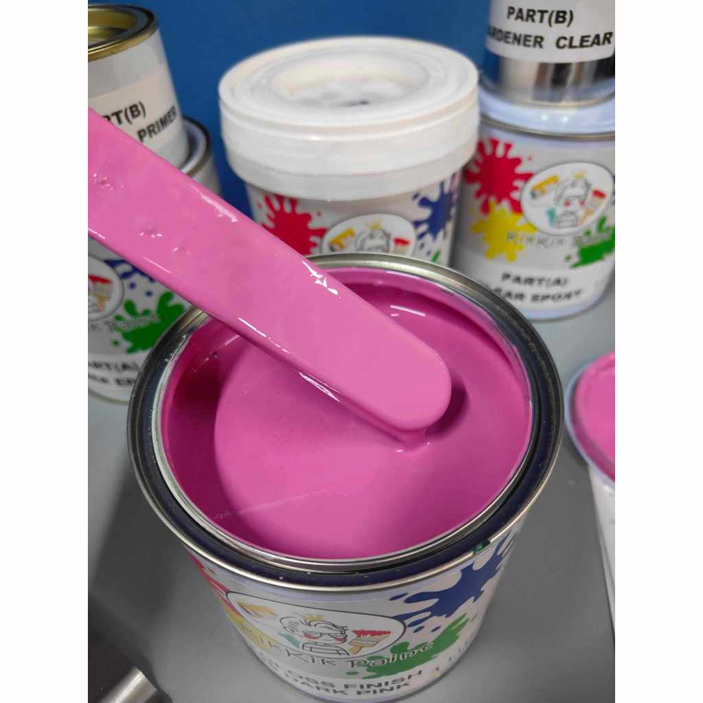 KK528 DARK PINK ( 1L ) HIGH GLOSS / MATT FINISH / EMULSION WALL / EPOXY ...