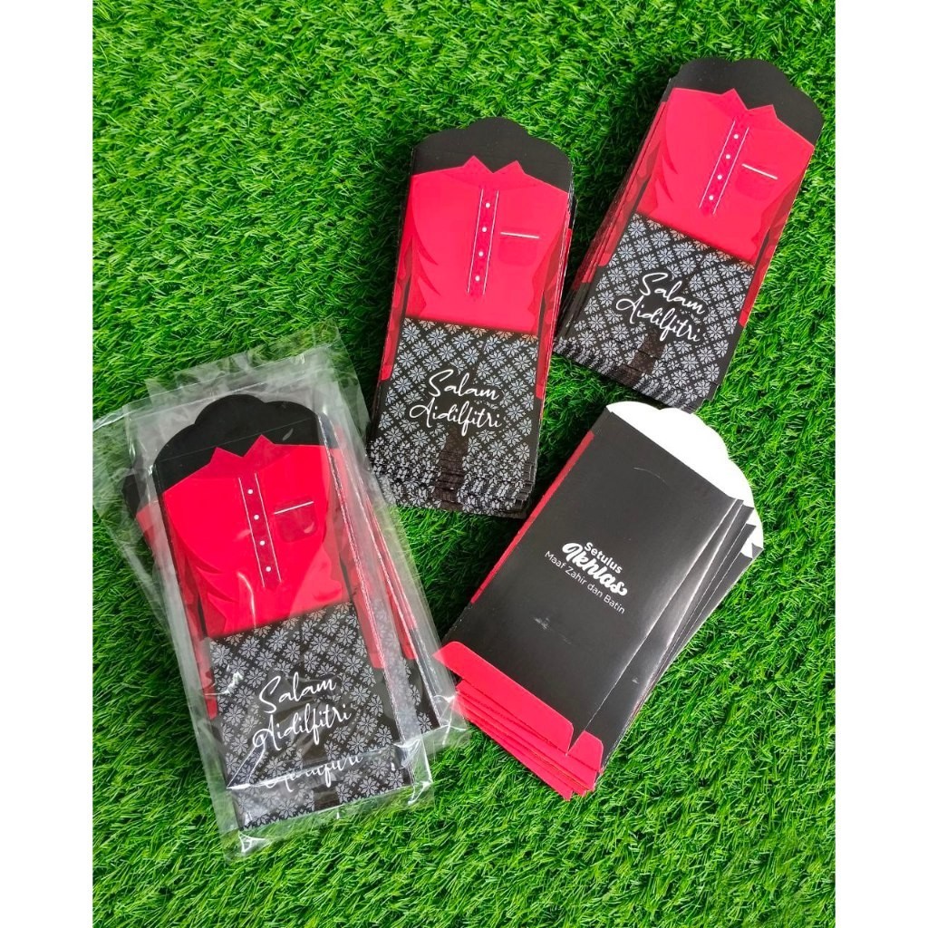 Sampul Duit Raya XYZ Ready Made Ready Stock (10 pcs/pack) E-OB-11 Baju ...