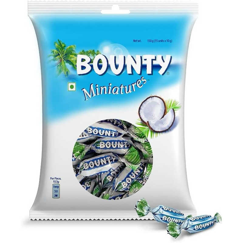 🥥 Bounty Chocolate Miniatures Minis 150g Pouch 🥥 | Shopee Malaysia