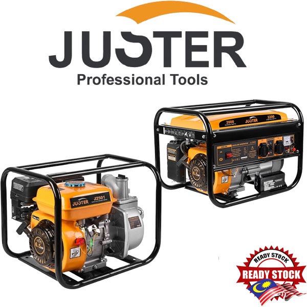 JUSTER Power Generator Gasoline Engine For Home Use Portable manual ...
